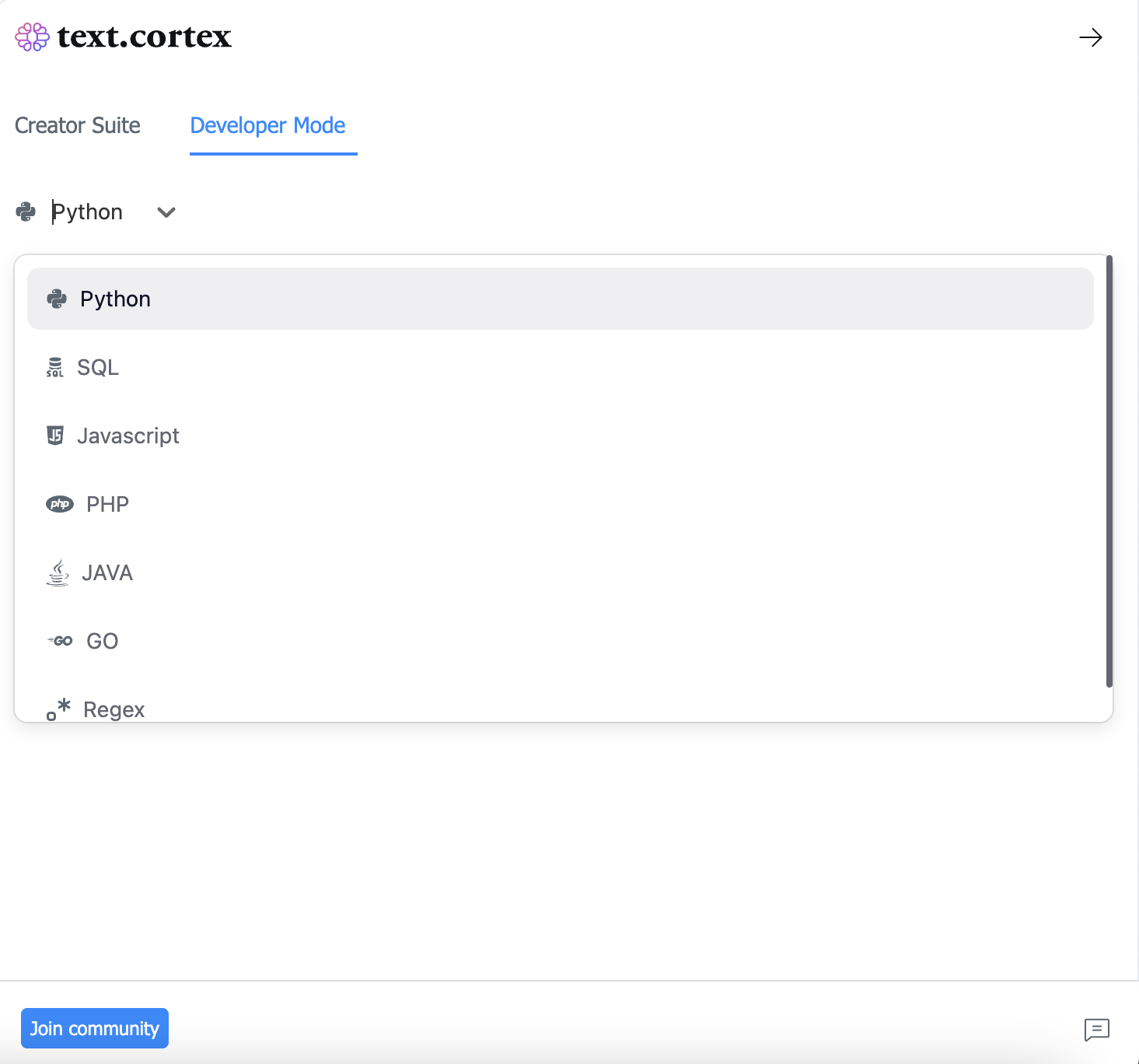How to use TextCortex's Developer Mode? - AI Code Generator